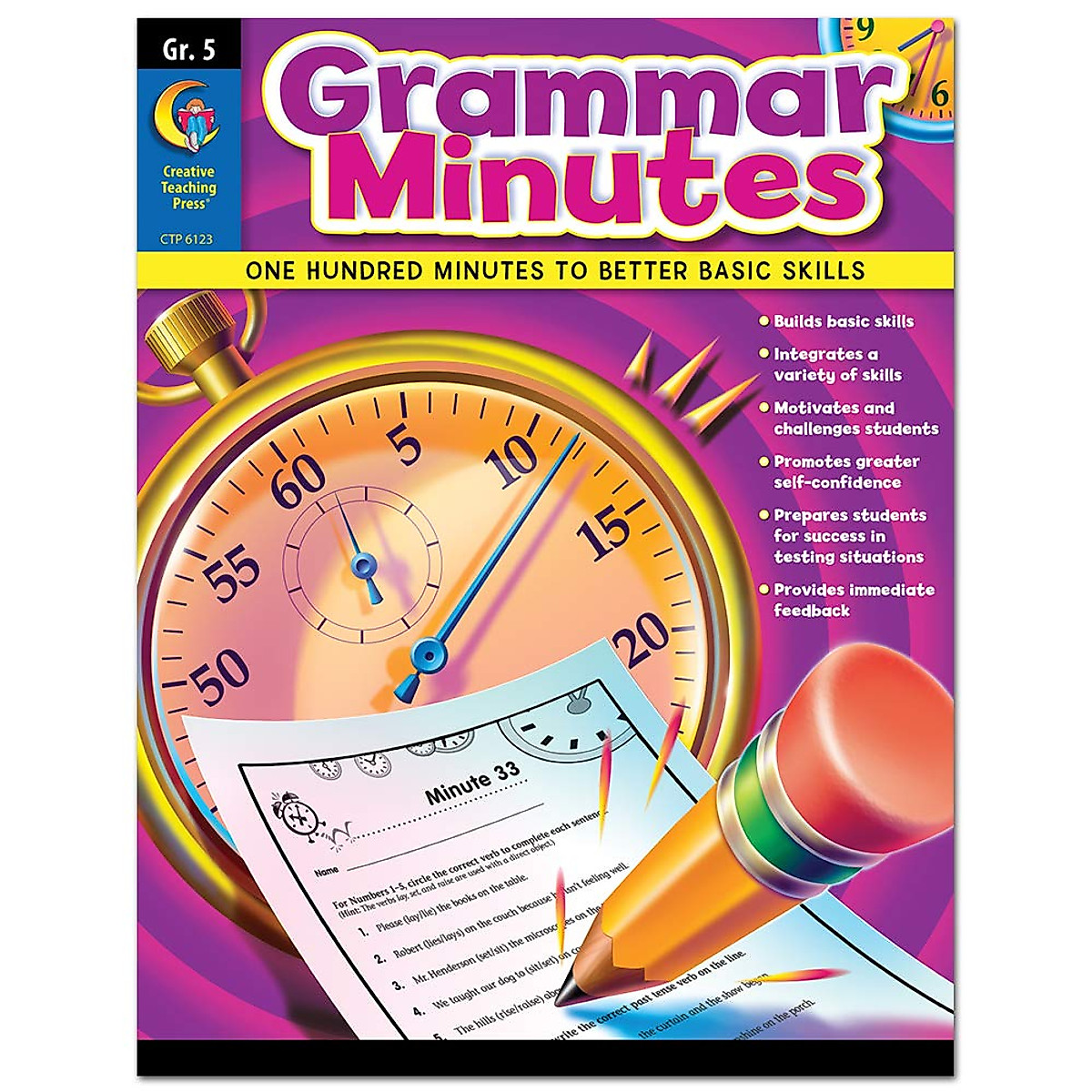 Creative Teaching Press Grammar Minutes, Grade 5