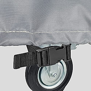 STEECA Waterproof Cooler Cart Cover Fits 65-80 Quqrt Patio Party Ice Chest Rolling Cooler, 32L x 18W x 32H inch