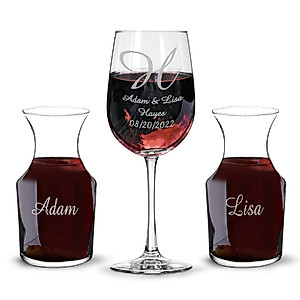 Wine Ceremony Glass & Carafe Set