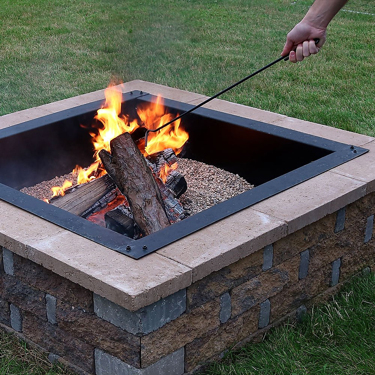 Sunndyaze Steel Fire Poker, 26 Inch Long