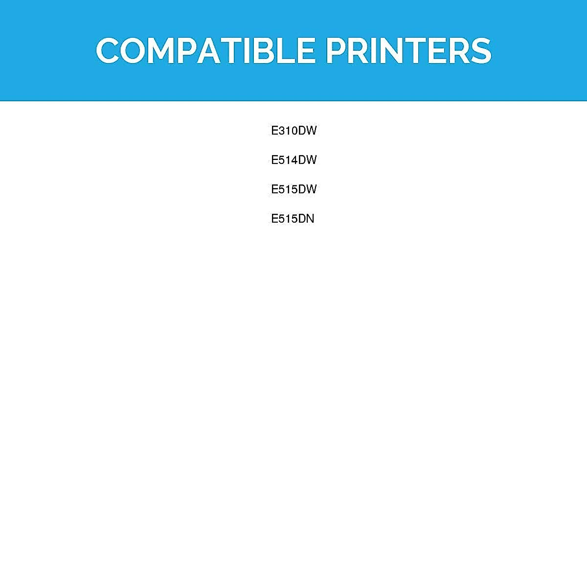 LD Compatible Toner Cartridge Replacement for Dell 593-BBKD E310dw E514dw E515dn E515dw High Yield (Black)