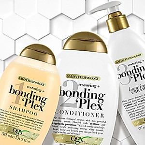 OGX Restoring + Bonding Plex Salon Technology Conditioner, 13 Ounce