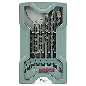 Bosch 2607017082 7 Piece Concrete -Set "CYL-3" 4-10mm Long Length Drill Bits