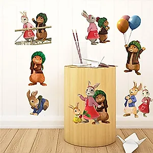 Assemble Peel and Stick Stickers Decals for Wall, Luggage and More. Rabbit