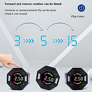 Digital Kitchen Timer, Desk Timer Cube,desktop timer,5 Volume Levels, Visual Timers LCD Display Magnetic Countdown Countup Timer for Kitchen, Homework, Exercise, Game, Baking, Meditation, USB Charging