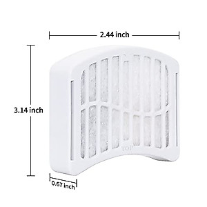 DUDUPE Filter Elevated Dog Bowls with Stand Adjustable Raised Puppy Cats Food Water Bowls Holder Rabbit Feeder for Small Medium Pet