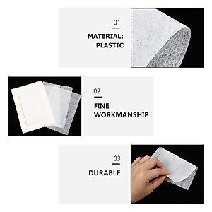 EXCEART 2 Sets of Dried Flower Storage Bags Self Sealing Bag Simple Plant Specimen Pouch Resealable Bags for Packaging Food Storage Containers for Beans Coffee Snack