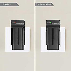 NP-F550 Battery Charger for Sony NP-FM50, FM70, FM90, FM30, FM500H, FM51, FM55H, FM71, FM91, F550, F570, F730, F730H, F750, F770, F930, F950, F950/B, F960, F970, QM50, QM51, QM70, QM71