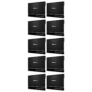 PNY SSD7CS900-120-RBX10 120GB 2.5” SATA III Internal Solid State Drive, 10-Pack
