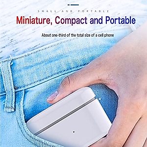 KENKUO Wireless Earbuds, Powerful Customized Sound with Big Bass, Built-in 4 Mic, Button Control, IPX6 Waterproof Bluetooth Ear Buds, Wireless Earphones Compatible with Android & Apple, Black