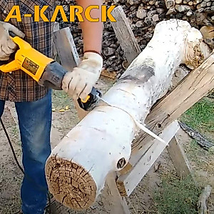 A-KARCK Food Reciprocating Saw Blades for Frozen Meat 6 Pack, Unpainted Stainless Steel Saw Blades for Food Cutting Included 9" and 12"