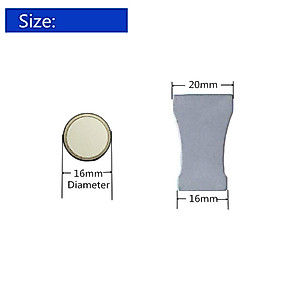 16MM Ultrasonic Mist Maker Water Fogger Ceramics Discs with Replacement Tool, Atomizer Humidifier Accessories Pack of 10