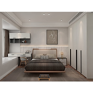 Goductyle One Step Stools for Adults with Non-Slip Rubber Stepping Surface, Indoor/Outdoor Wooden Step Stools for Seniors, 450Ib Carrying Capacity, Suitable for Kitchen, Bathroom, Bedside Support