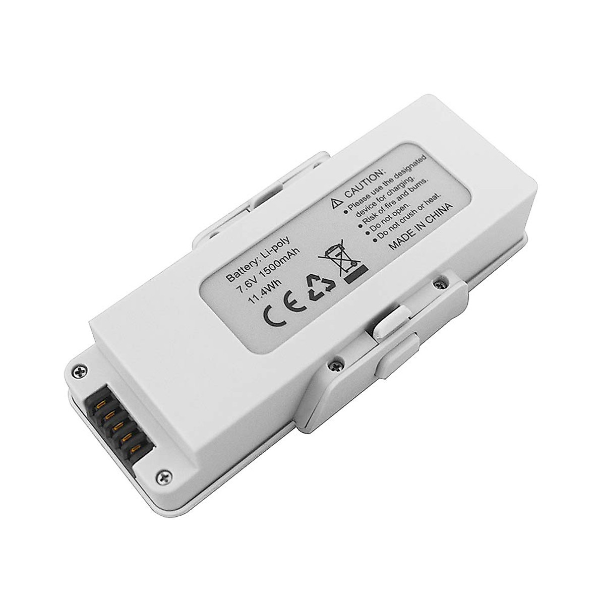 PUOO Accessory 2PCS 7.6V 1500mAh Lithium Battery for HS510 F30 Remote Control Drone