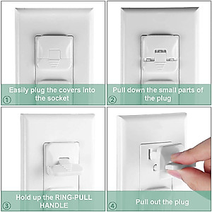 YIDADAUS 38 Pack Baby proofing Outlet Plugs,Outlet Covers Baby proofing,Baby Safety Products,Baby proofing,Outlet Plug Covers,Outlet Plugs Baby,Proof Child Safety Outlet Covers Toddler Safety