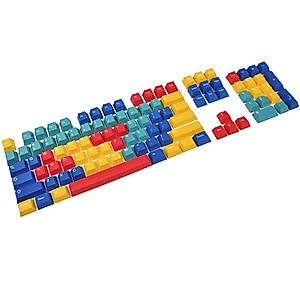MOLGRIA Tint Plates Keycaps, 133 Set Colorful Keycaps for Gaming Keyboard, PBT Cherry Profile Dye Sublimation Keycap for Gateron Kailh Cherry MX 104/87/74/61 60 Keyboard