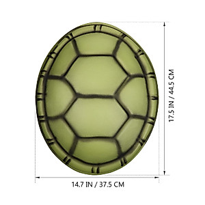 ABOOFAN Halloween Turtle Shell Costume Novelty Turtle Shell Backpack Halloween Cosplay Costume Party Carnival Performance Prop