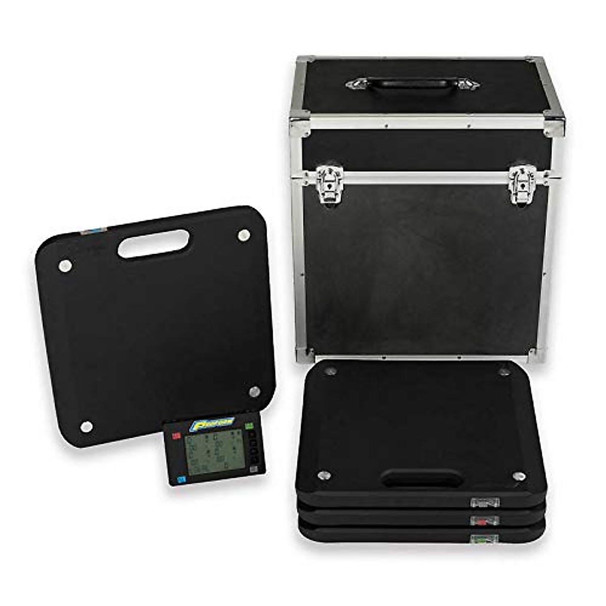 ProForm Vehicle Scale, Slim, Electric, 15 in Square, 1750 Capacity Pad, Wireless, Case/Controller/Pads, Kit (TCI67644)