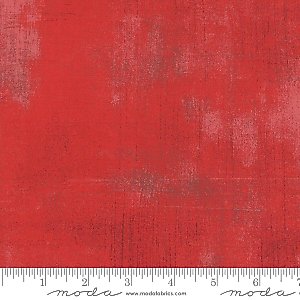 Moda Fabrics Basic Grey Grunge Basics Cherry Red