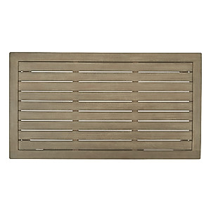 Signature Design by Ashley Barn Cove Outdoor Eucalyptus Patio Coffee Table, Brown