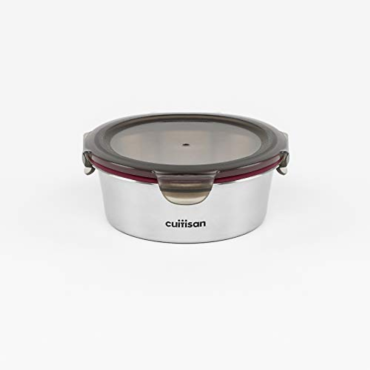 CUITISAN FLORA ROUND AIRTIGHT CONTAINER NO.5 21.6oz, STAINLESS STEEL FOOD CONTAINER, WATERPROOF, MICROWAVE and DISHWASHER AVAILABLE