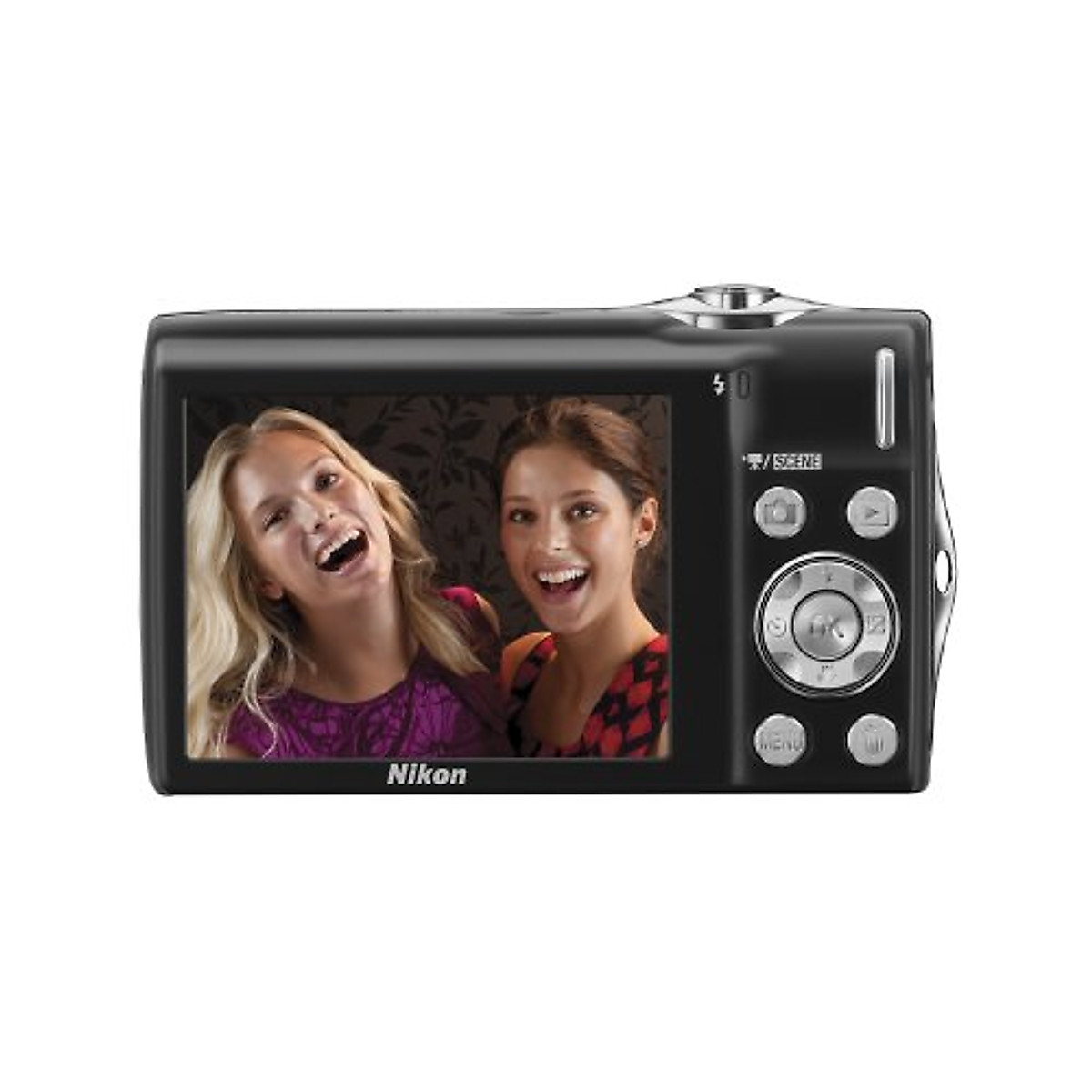 Nikon Coolpix S3000 12 MP Digital Camera with 4x Optical Vibration Reduction (VR) Zoom and 2.7-Inch LCD (Orange)