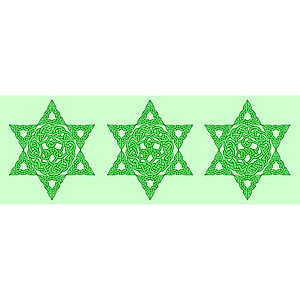 CafePress Celtic Star Of David Mug Ceramic Coffee Mug, Tea Cup 11 oz