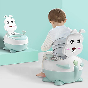 ZYSWP Cartoon Children Toilet, Trainer Chair Soft Splash-Proof Padded Training Seat for Children 1-7 Years Old,Easy Clean