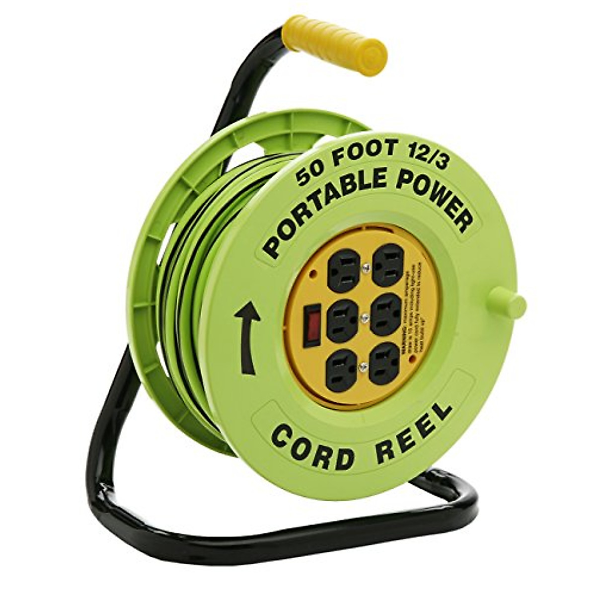 Designers Edge E238 Extension Cord, 12/3-Gauge, Vivid Green