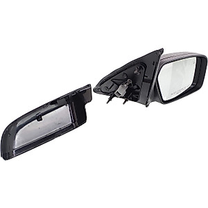 Kool Vue Left & Right Power Heated Door Mirrors Compatible With Ford Fusion 2006-2012 With Puddle Lamp with 2 Caps Pair