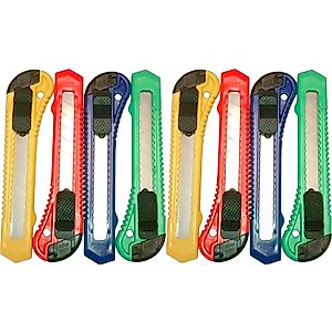 VIP Home Essentials Top Blade Box Cutters - 8 Pack