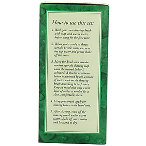 Van Der Hagen Premium Shave Set (2.5 oz. Soap, Bowl, Brush)