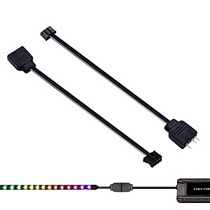 EZDIY-FAB LED Port Adapter fo rEZDIY-FAB HUB-X, Compatible with 3 Pin ARGB Devices