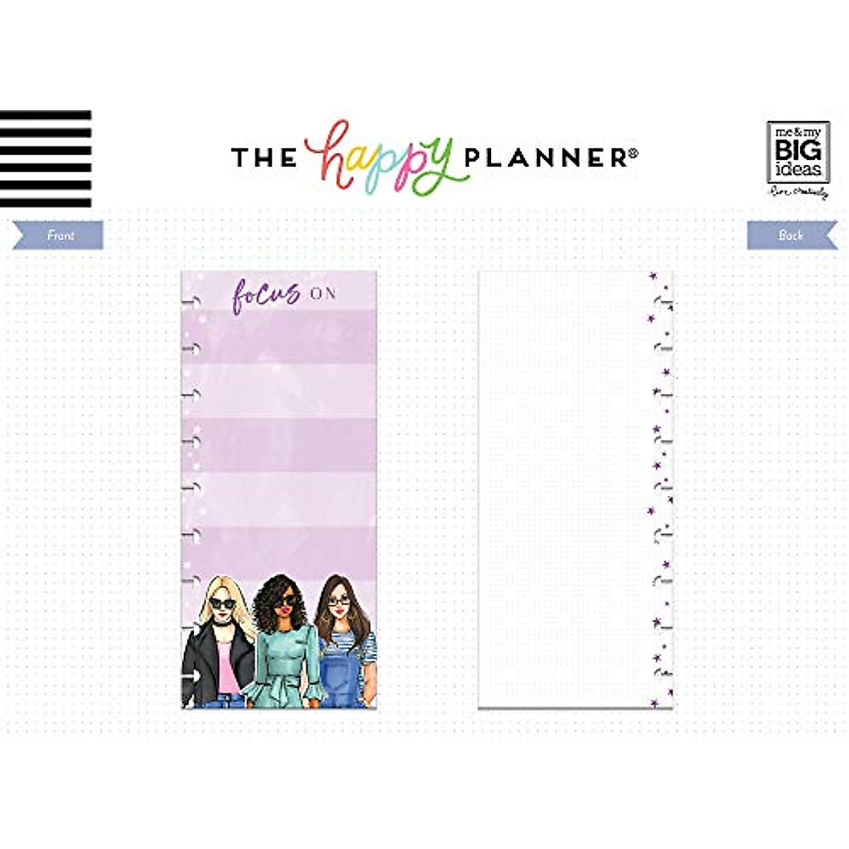 ME & MY BIG IDEAS PLANNER FILL PAPER FOCUS