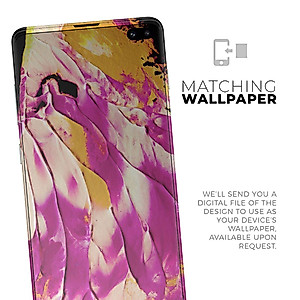 DesignSkinz Liquid Abstract Paint V15 Protective Vinyl Decal Wrap Skin Cover Compatible with The Samsung Galaxy S20 (Screen Trim & Back Glass Skin)