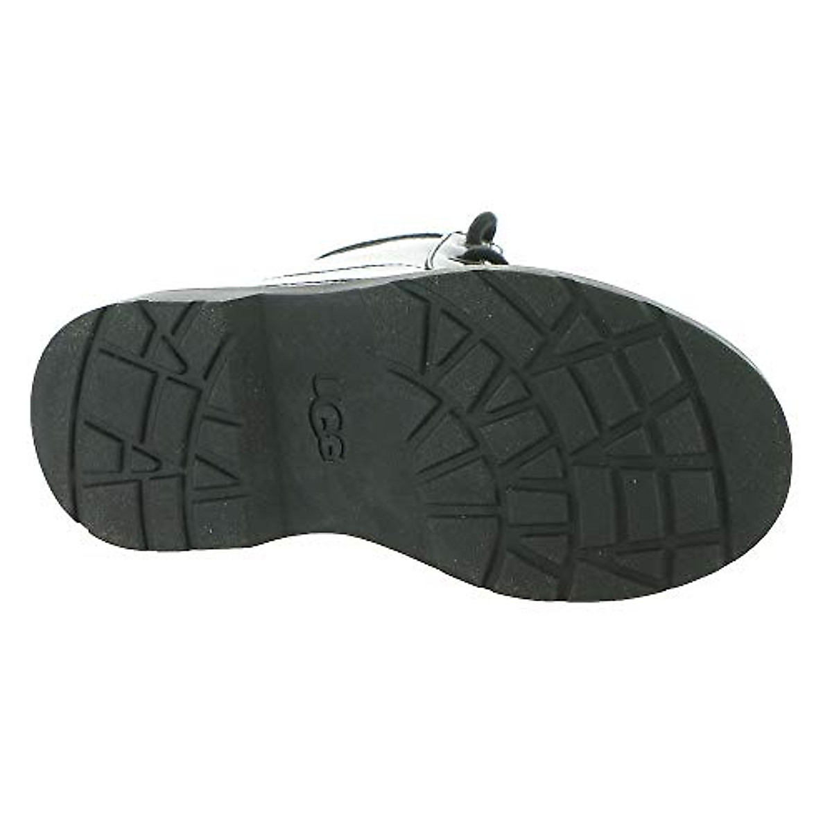 UGG K Robley Glitter Boot, Black, Size 6