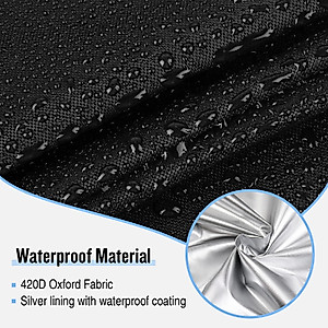 Kingling Cover for Air Compressor, Air Compressors Dust Cover Fit 6 Gallon Portable Pancake Air Compressor Black