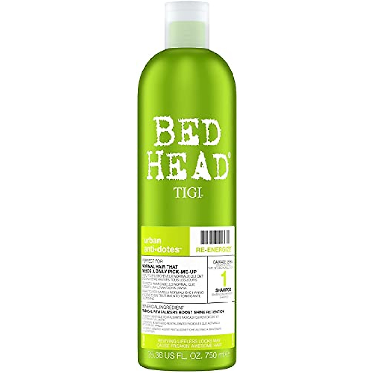 TIGI Bed Head Urban Antidotes Urban Antidotes 1 Re-energize Shampooing 750ml