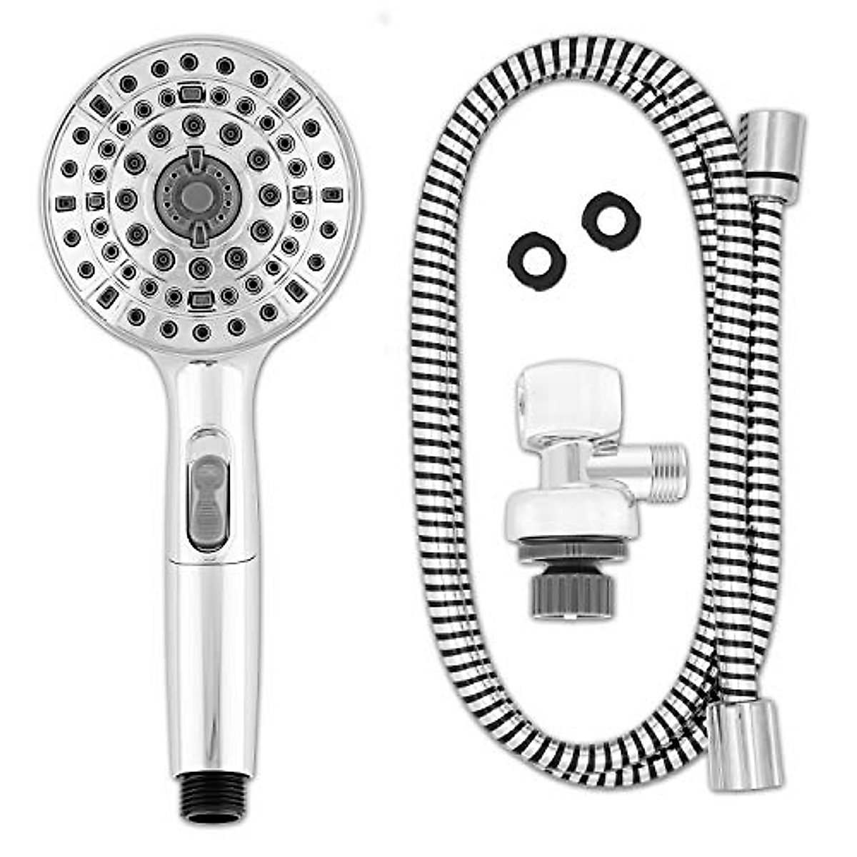 Waterpik 7-Mode PowerPulse Massage Hand Held Chrome Shower Head with EasySelect, VOT-663E