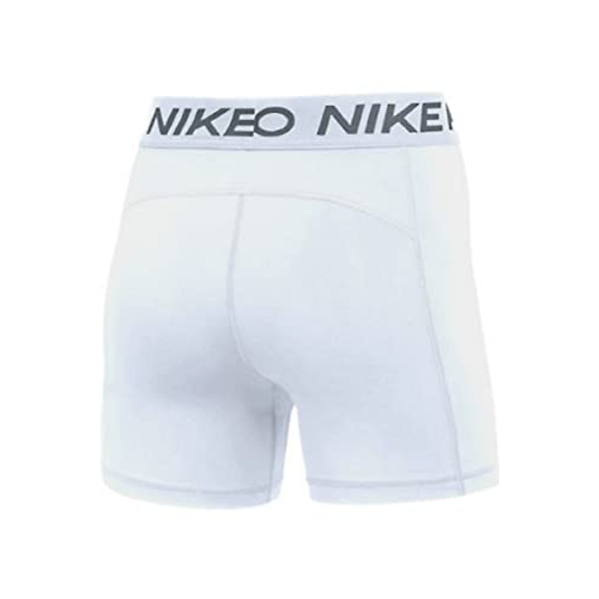 Nike Women's Pro 365 5 Inch Shorts (Small, White)
