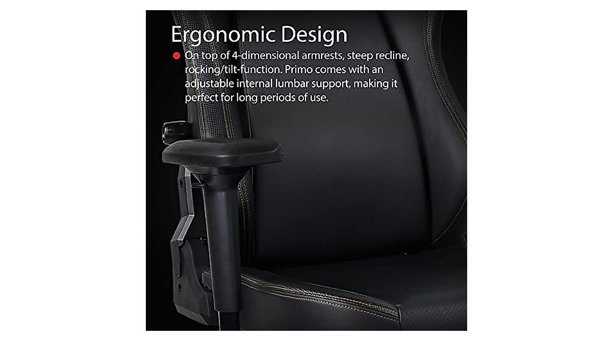 Arozzi Primo Premium Gaming Chair - Ergonomic Comfort