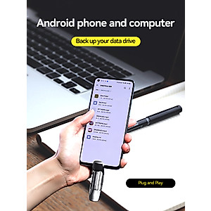 MOVE SPEED 1TB Solid State Flash Drive 570MB/s High Speed Type C + USB 3.2 Drive Dual Port, Thumb Drive Compatible with iPhone 15, 16 Series/Android Phone/MacBook/Audio/Smart TV