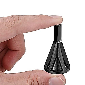 Odowalker 4 Pcs HSS Deburring External Chamfer Tool,CR12MOV Steel Hex &Triangle Shank Burr Remover for Drill Bit Fits for Bolts 4mm-19mm