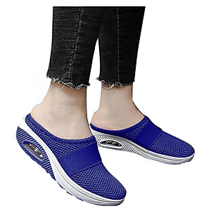 viyabling 2022 Spring Women Sneakers,Womens mesh air Cushion Slip-on Walking Shoes Orthopedic Diabetic Casual Walking Shoes Slip on