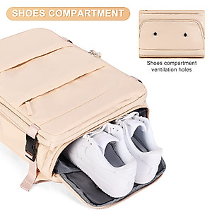 coofay Carry On Backpack Flight Approved Personal Item Travel Backpack For Women Airline Approved Waterproof Sports Luggage Backpack Casual Daypack Small Hiking Backpack