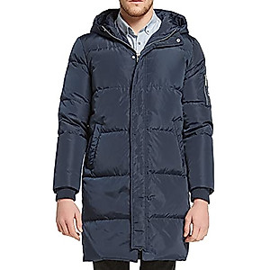Orolay Men’s Thickened Down Jacket Winter Warm Down Coat Navy
