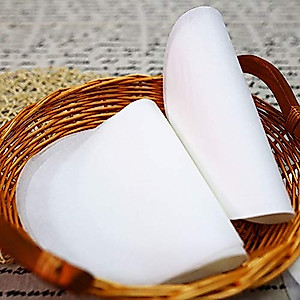 [250 Pack] 7 Inches Non-Stick Parchment Paper - Round White Baking Sheets, Wax Paper Liners for Cake Pan, for Steamer, Fryer and Oven, for Cakes, Cheesecakes, Pizza, Cookies, Meats and Vegetables