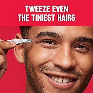 Revlon Ultimate Slant Tweezer, Hand-Finished Ultra-Fine Tips for Precise Hair Removal, Perfect for Tweezing The Tiniest Hairs, Made With Stainless Steel, 1 count