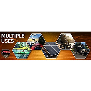 VMAXTANKS V35-857 12 Volt 35AH AGM Marine Deep Cycle Battery for 30 Pound Electric Trolling Motors (GROUP U1)