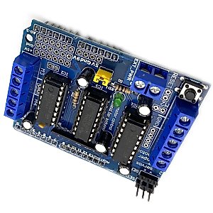 Kiro&Seeu L293D DC Motor Drive Shield Stepper Motor Drive Shield Expansion Board Compatible with Arduino Duemilanove Raspberry Pi
